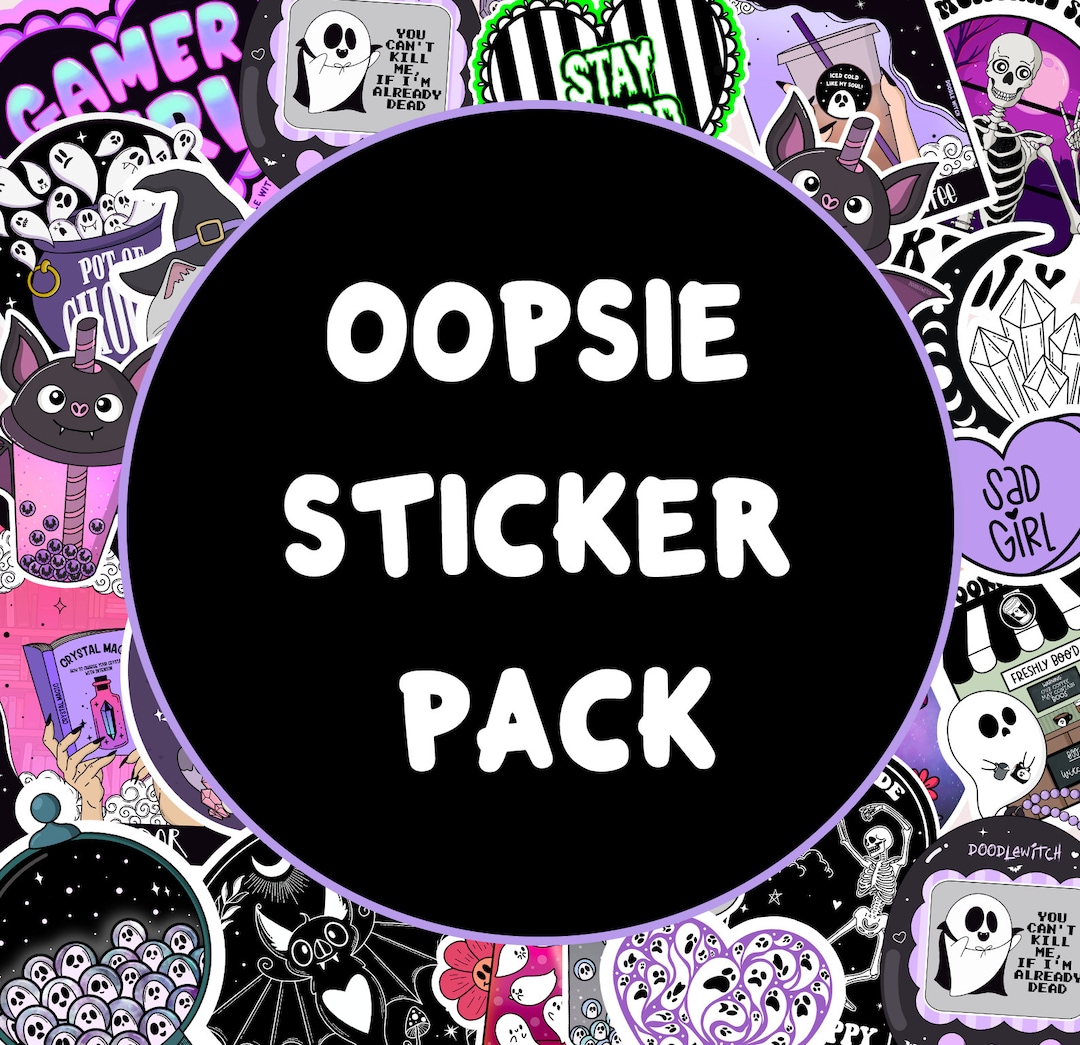 Oops Mystery Sticker Bundle, Oopsie Stickers, B Grade Stickers ...
