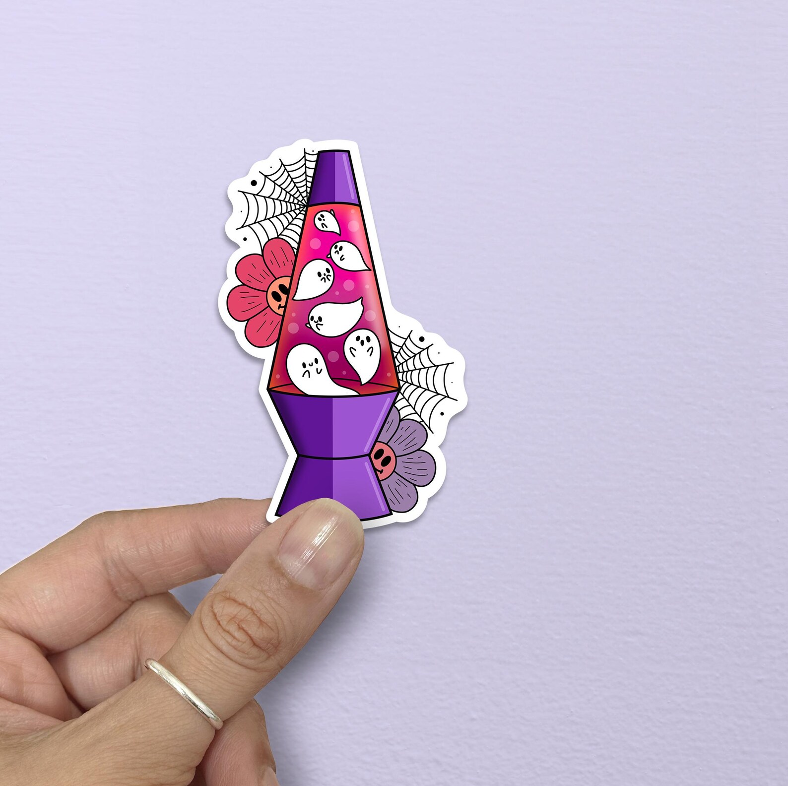 Ghost Lava Lamp Sticker - Etsy