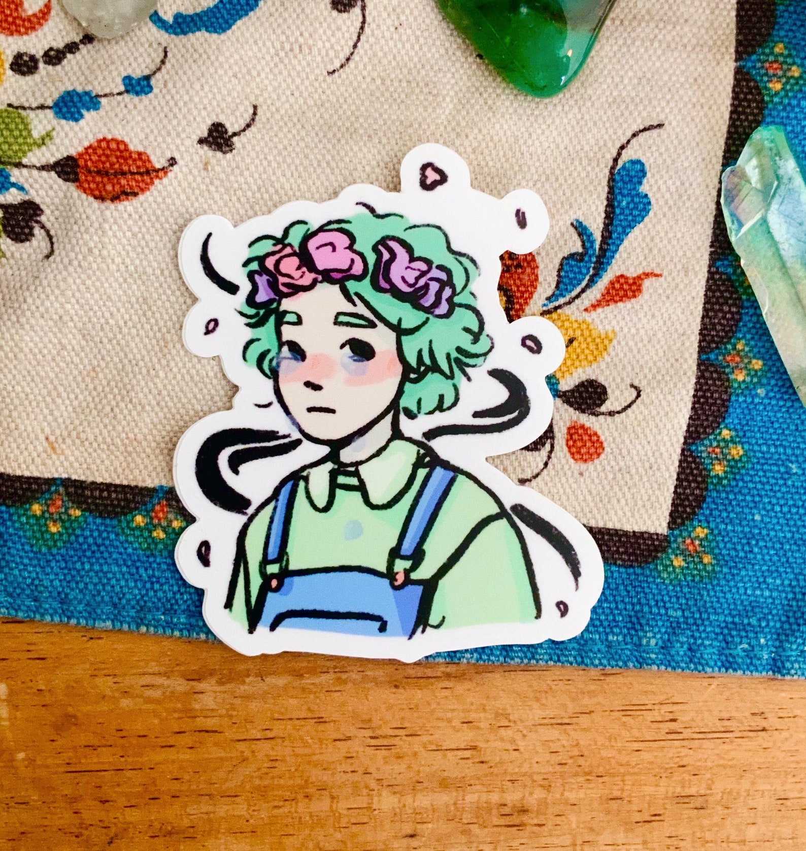 Sad Basil Sticker omori | Etsy