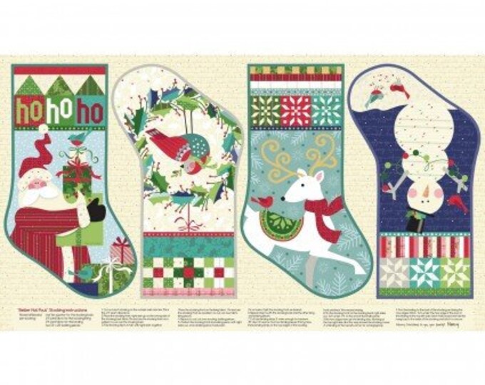 Better Not Pout Panel He's Making a List Nancy Halvorsen - Etsy