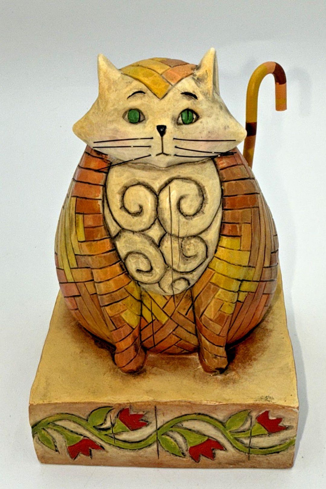 Vintage Jim Shore "elijah" Cat Figurine: Heartwood Creek 2003 - Etsy