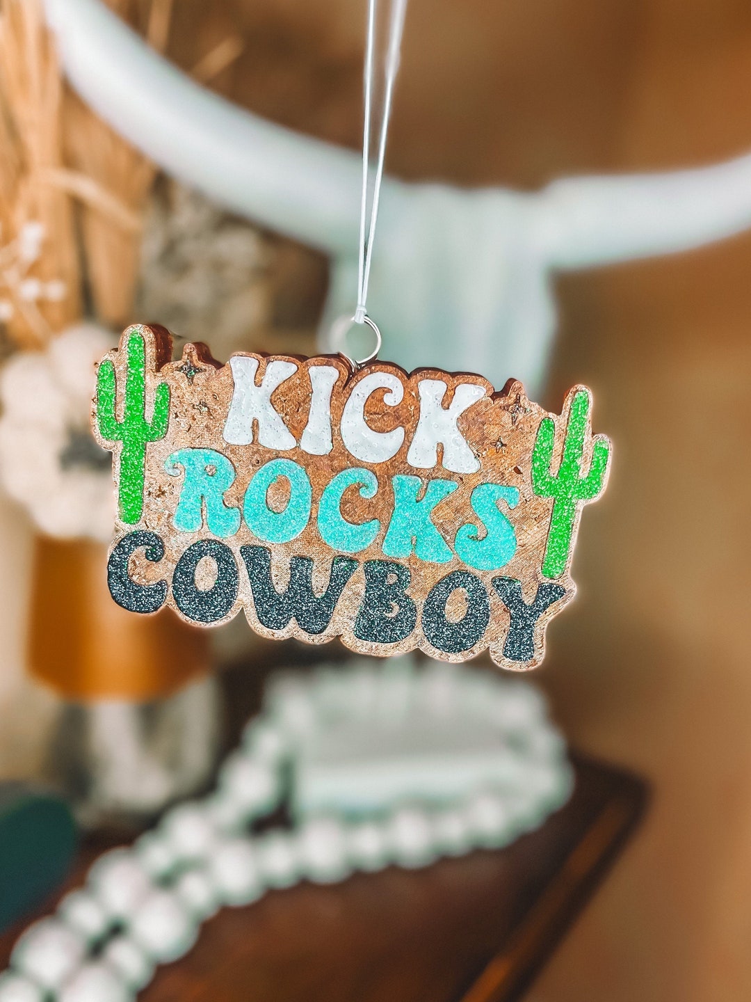 Kick Rocks Cowboy | | Western Freshie | Western Car Accessories | Car ...