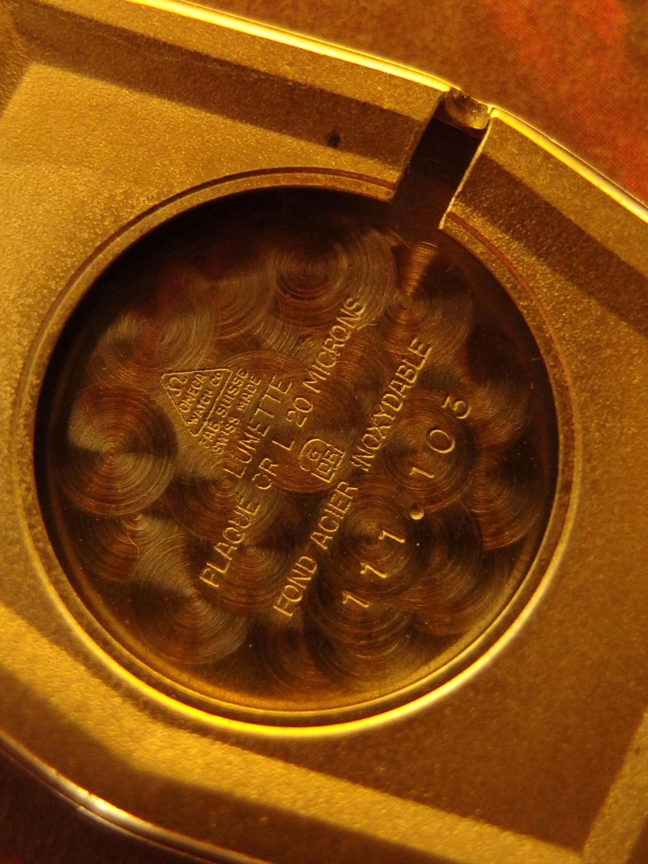 4384 Vintage Oversized Omega De Ville Wrist Watch Hexagonal Shaped ...