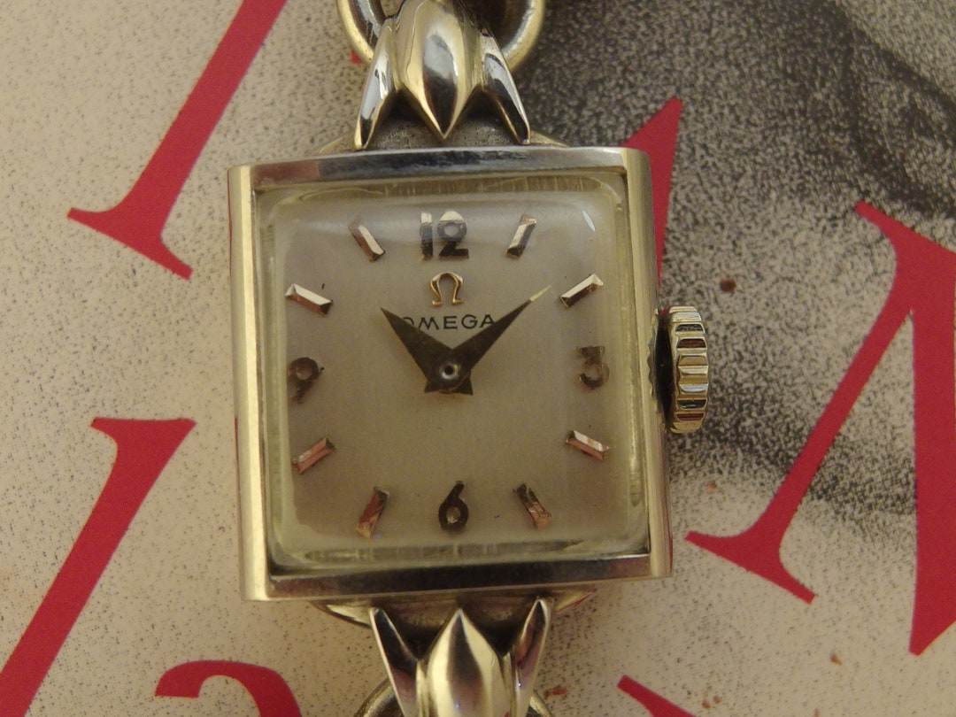 4247 Original Vintage Art Decó Omega Cocktail Wrist Watch in Steel for ...