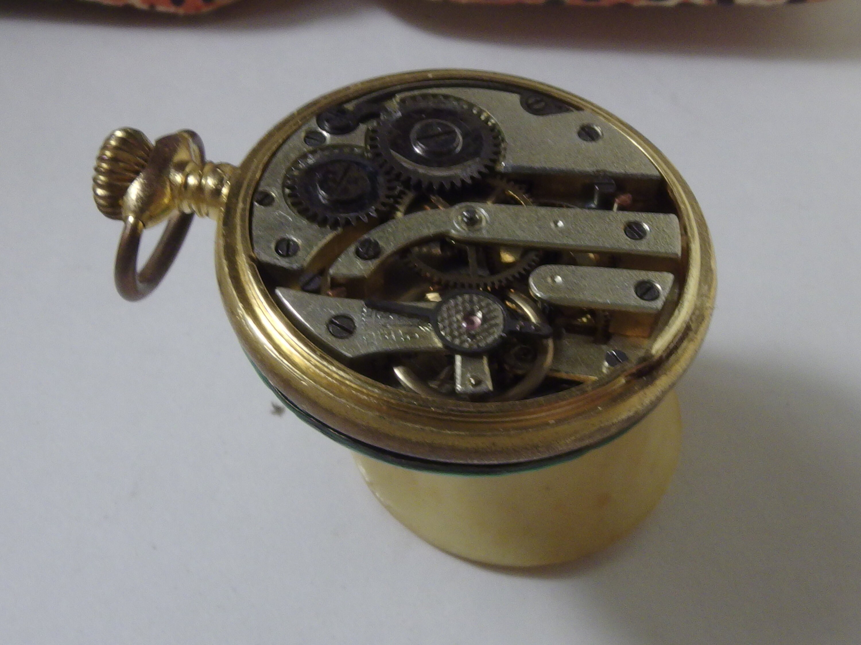 4063 Original Rare Titania Swiss Pocket Watch, Religious Virgin Mary ...
