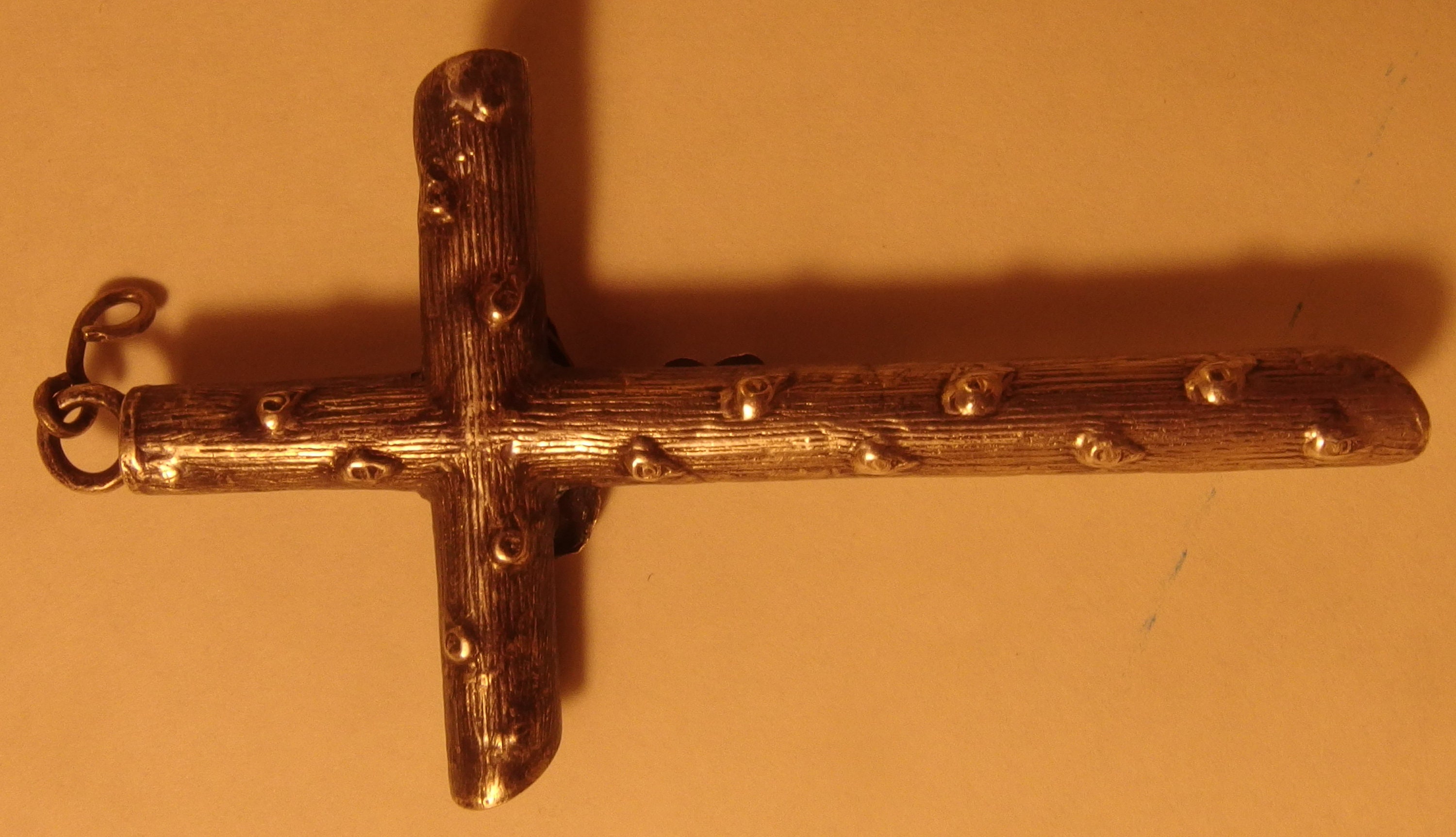 Rare Antique Spanish Inquisition Cross in Sterling Silver, Circa 1820 ...