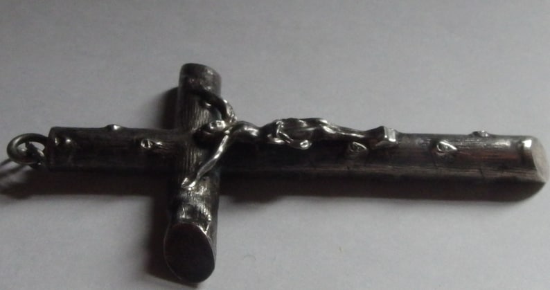 Rare Antique Spanish Inquisition Cross in Sterling Silver, Circa 1820 ...