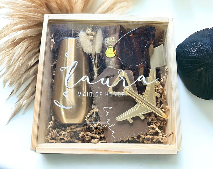 Bridesmaid Proposal Box | Destination Wedding | Destination Proposal ...