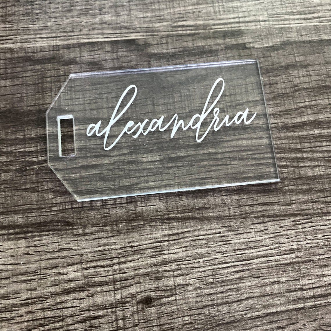 Luggage Tag Acrylic - Etsy