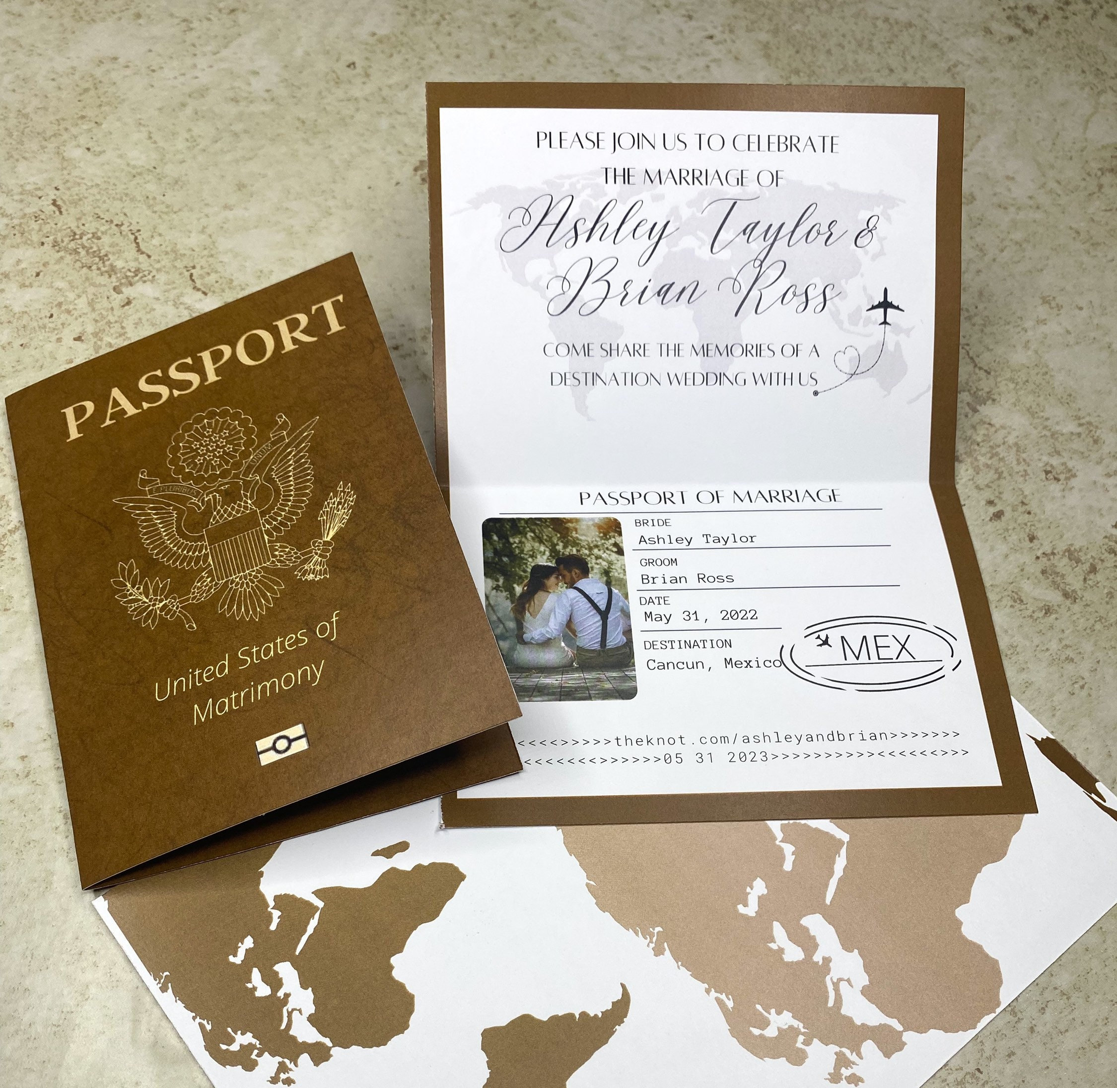 Diy Passport Invitations