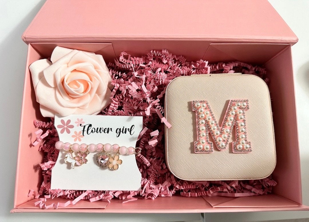 Flower Girl Proposal Box Gift| Flower Girl Gift Set| Junior Bridesmaid ...
