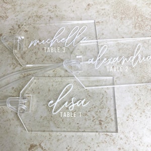 Luggage Tag Acrylic - Etsy