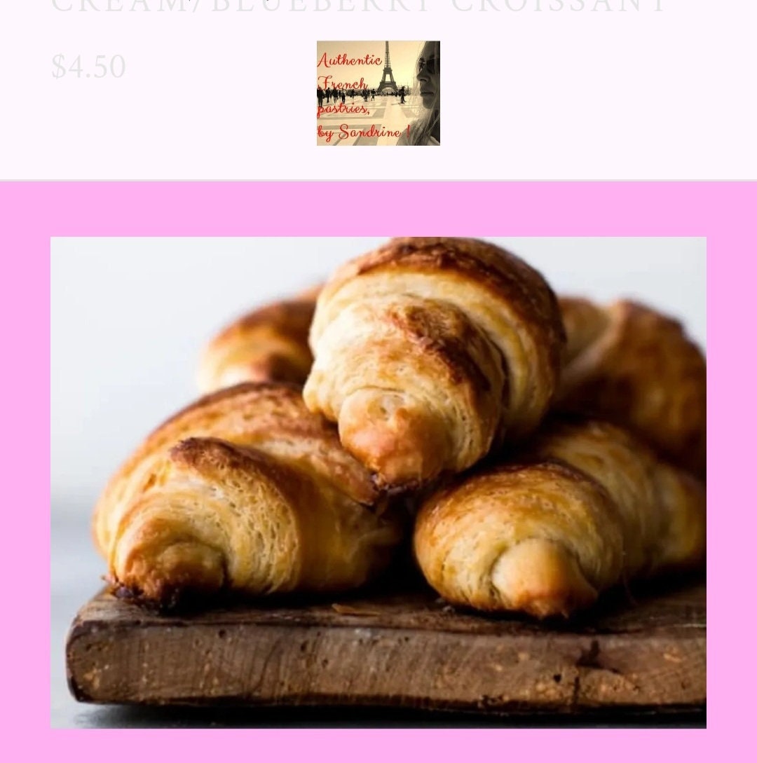 French Butter Croissants, Handmade ! - Etsy