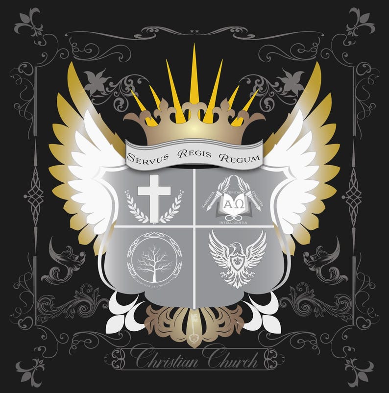 Family Crest (coat of Arms). Modern, Custom Designed and Personalized ...