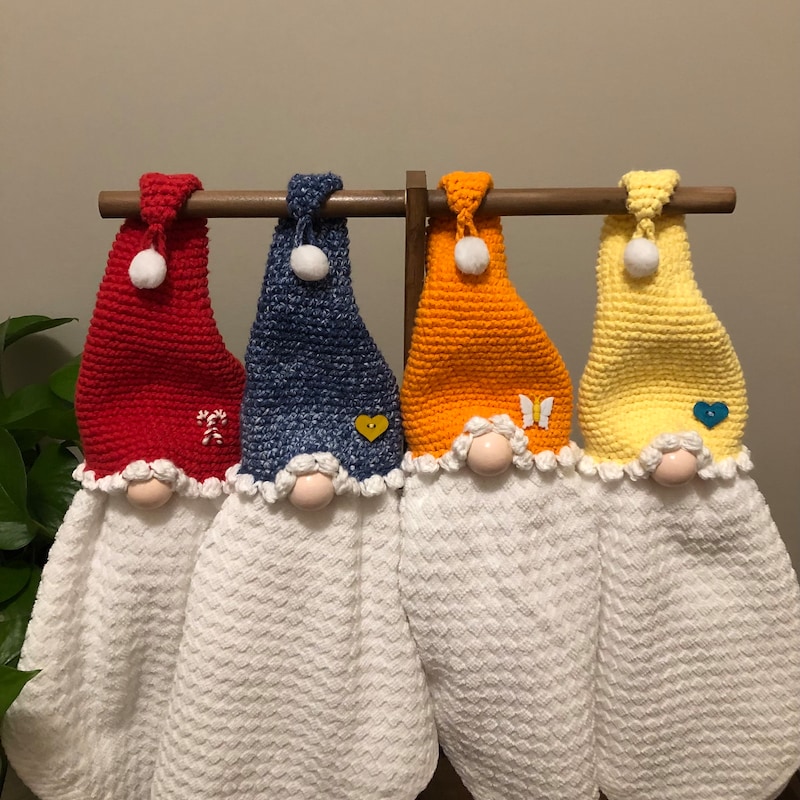 Gnome Tea Towel Topper - Etsy