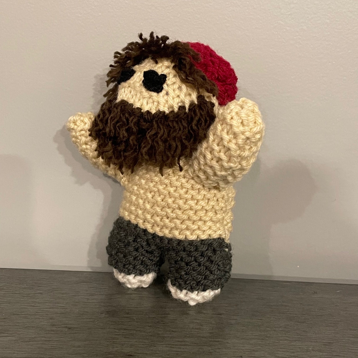 Shirtless Football Player Fan Knit/crochet Plushie Toy Doll - Etsy