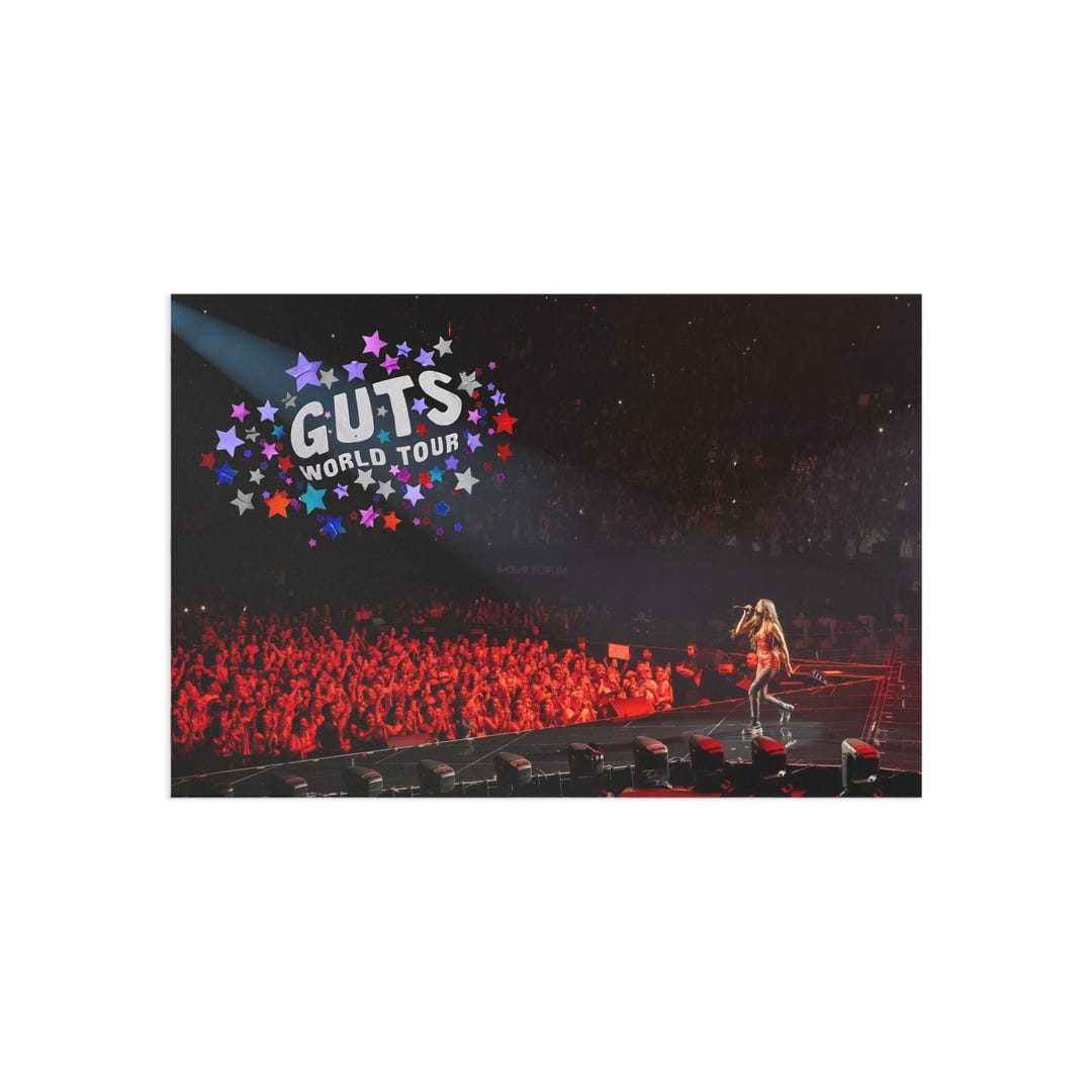 Olivia Rodrigo Guts World Tour Concert Postcard Photo Print option 1 - Etsy