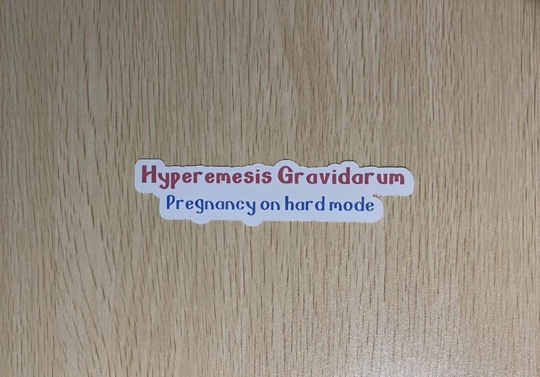 Hyperemesis Gravidarum Sticker - Etsy