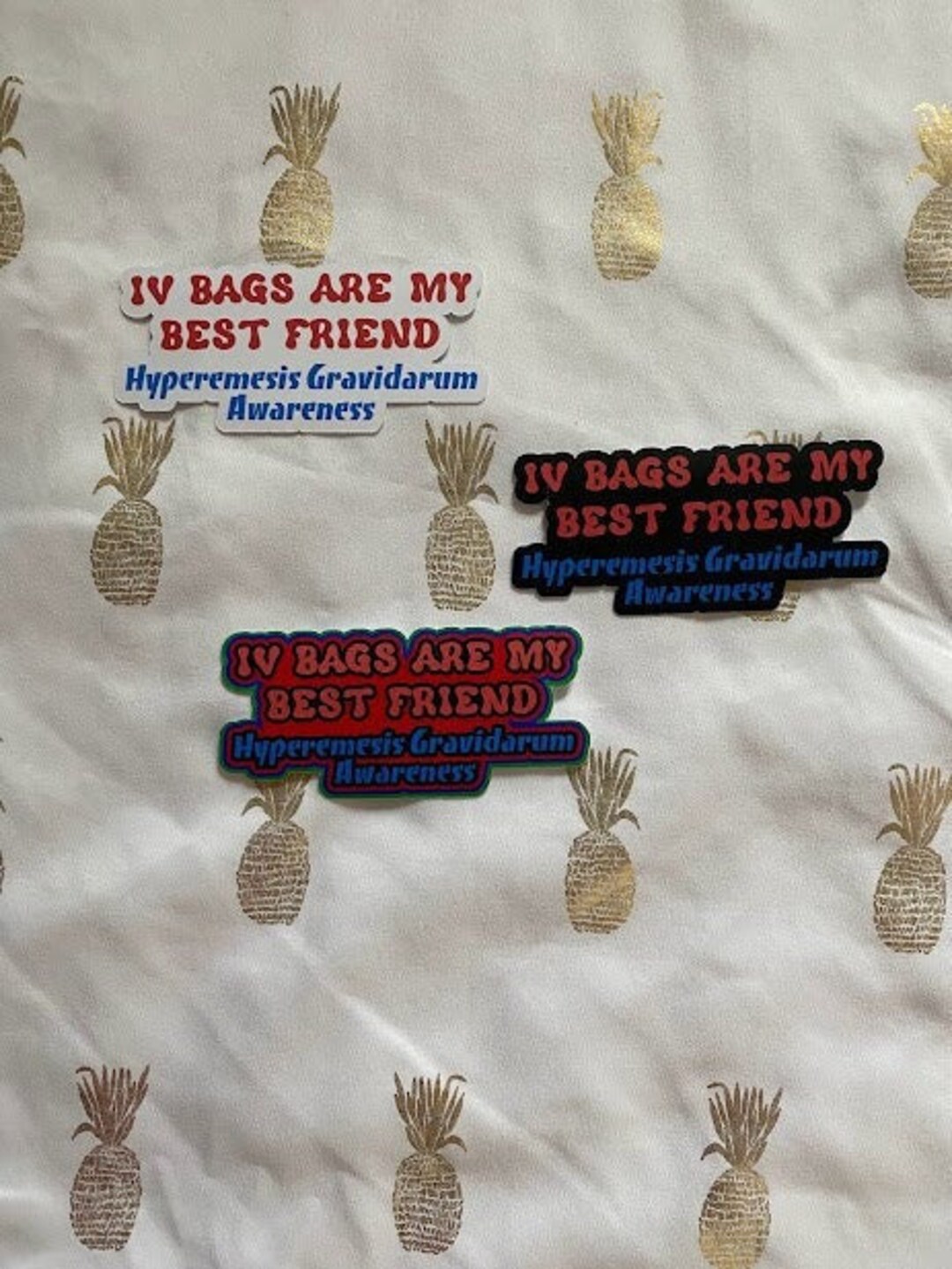 Hyperemesis Gravidarum Sticker IV Bags Are My Best Friend - Etsy