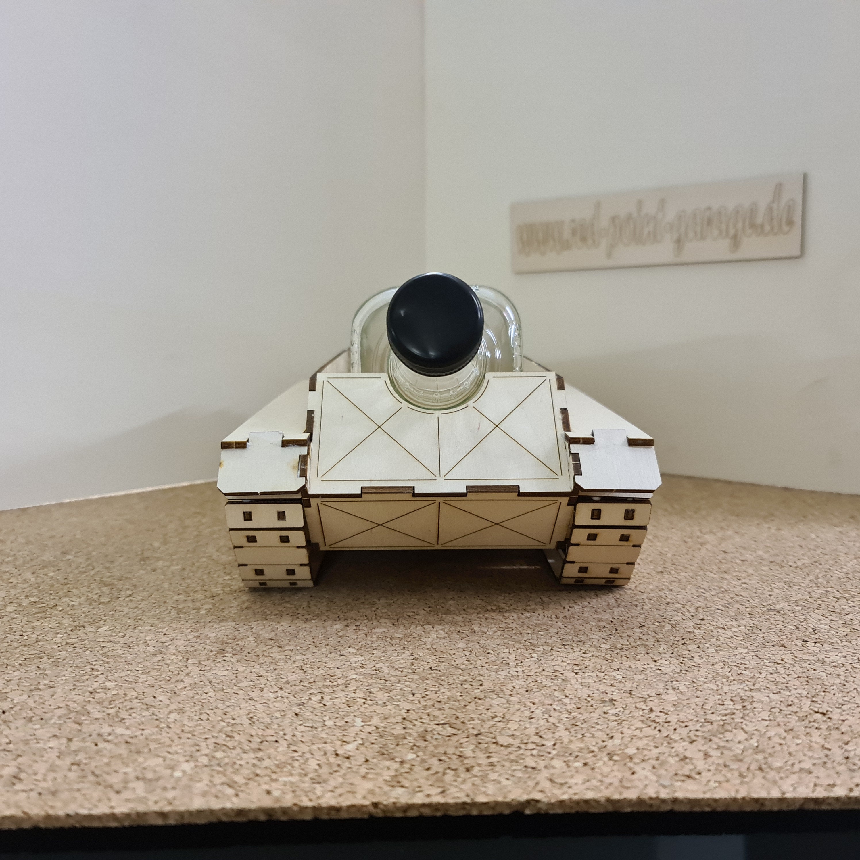 Panzer Tank Bottle Box Bottle Box Gift Packaging (digital File, Laser ...