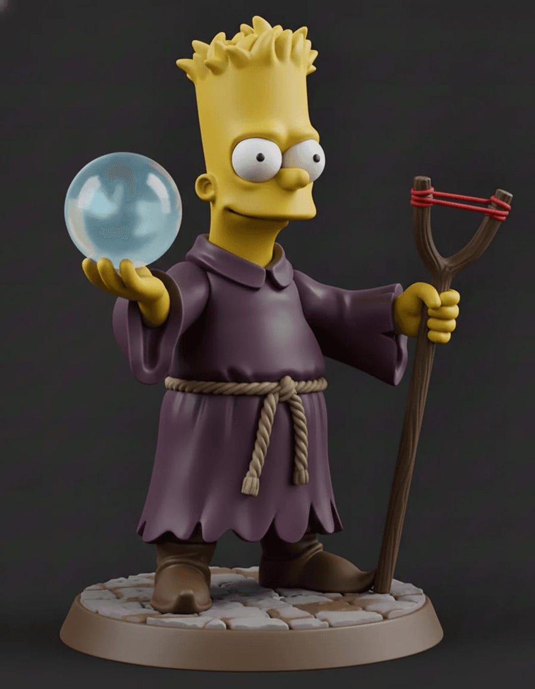 Bart Simpson Style Dnd Wizard - Etsy