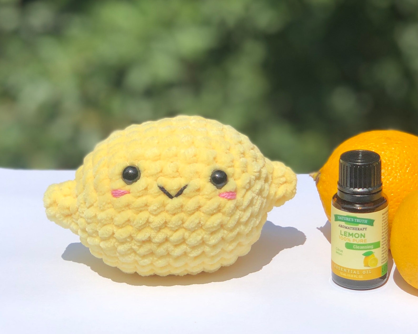 Lemon Amigurumi Plush Kawaii Lemon Plushie Scented | Etsy