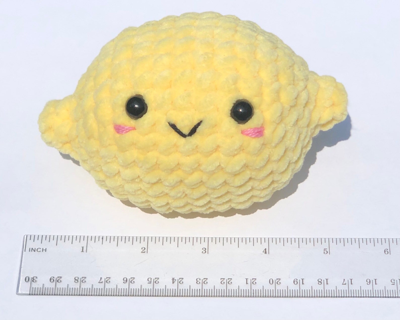 Lemon Amigurumi Plush Kawaii Lemon Plushie Scented | Etsy