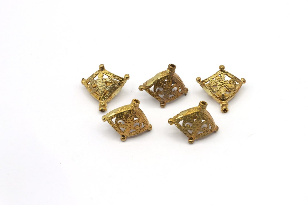 Raw Brass Caps 20x21x14mm İnternal Size 15x9mm 25 Pieces - Etsy