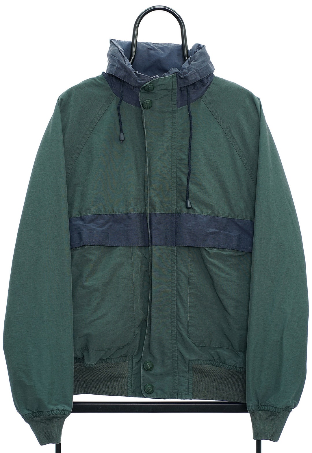 Vintage Nautica Green Reversible Jacket Large - Etsy