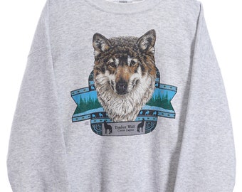 Wolf Sweater | Etsy UK