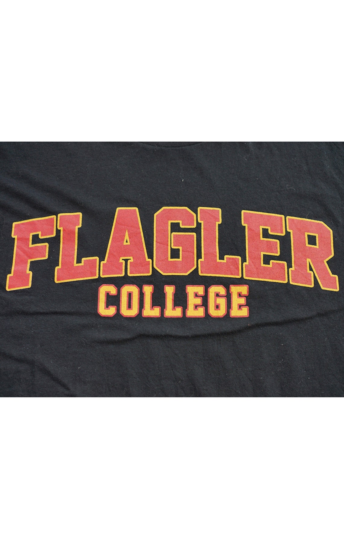 Vintage 'flagler College' Black T-shirt - Large - Etsy