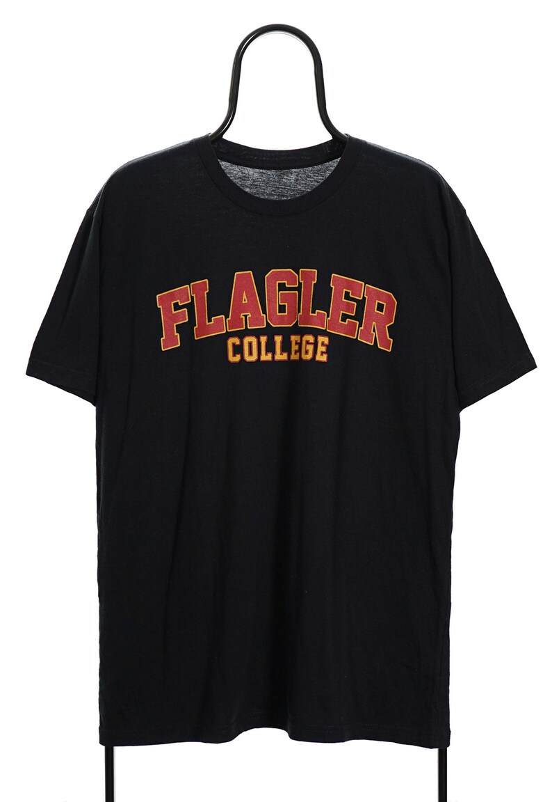 Vintage 'flagler College' Black T-shirt - Large - Etsy