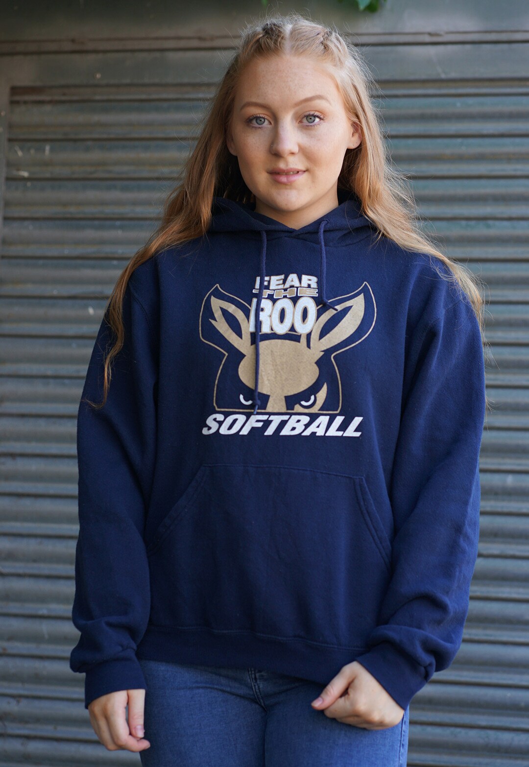 Russel Athletic Vintage Navy Fear the Roo Hoodie - Womens Small - Etsy