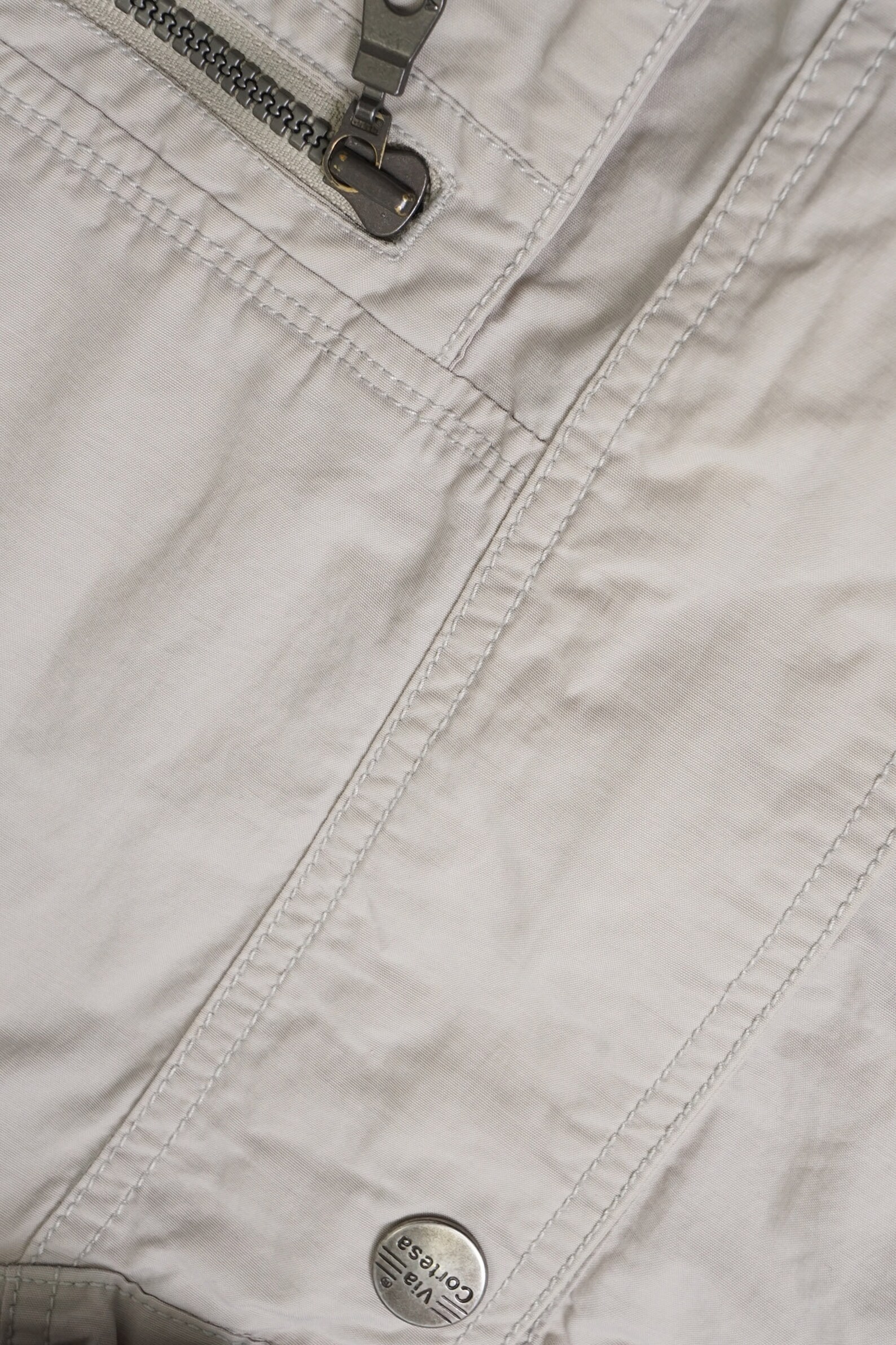 Vintage via Cortesa Full Zip Cream Cargo Utility Gilet X Large - Etsy