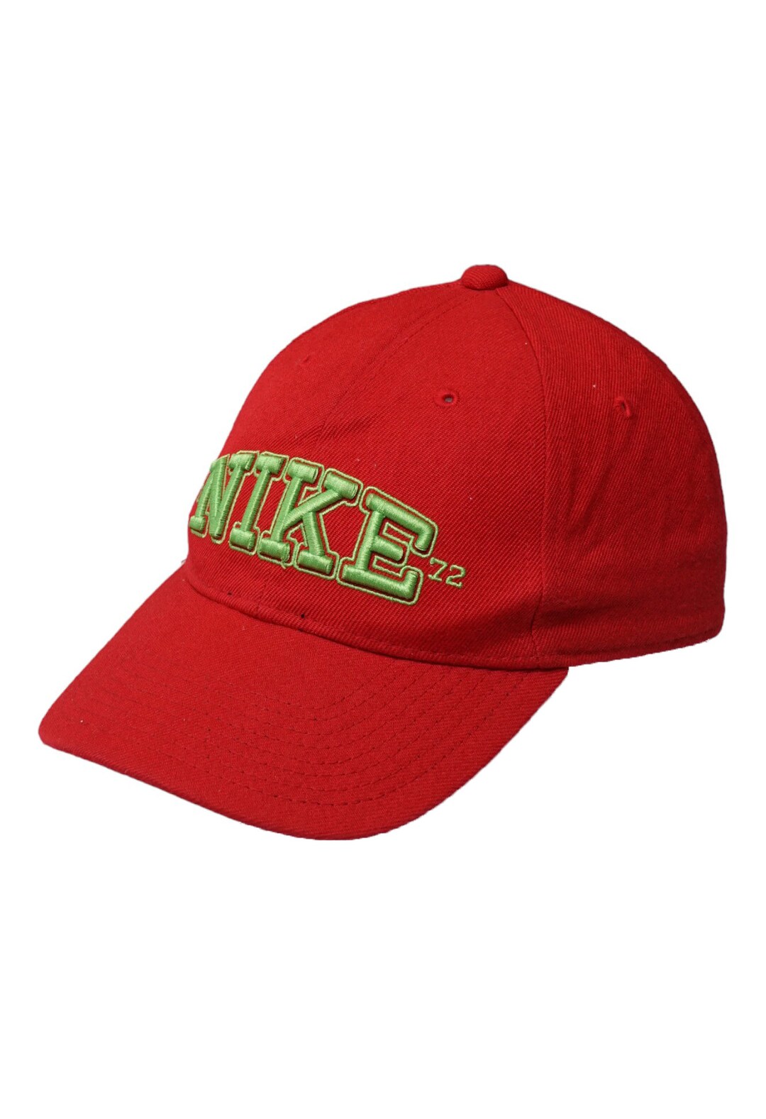 Vintage Nike Spellout Logo Adjustable Sportswear Red Baseball Cap One ...