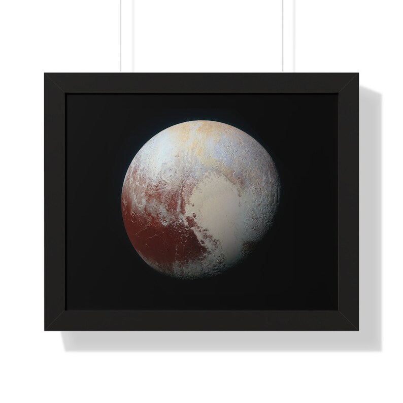 Pluto Portrait New Horizons - Detailed & Authentic Planet Poster Pluto ...