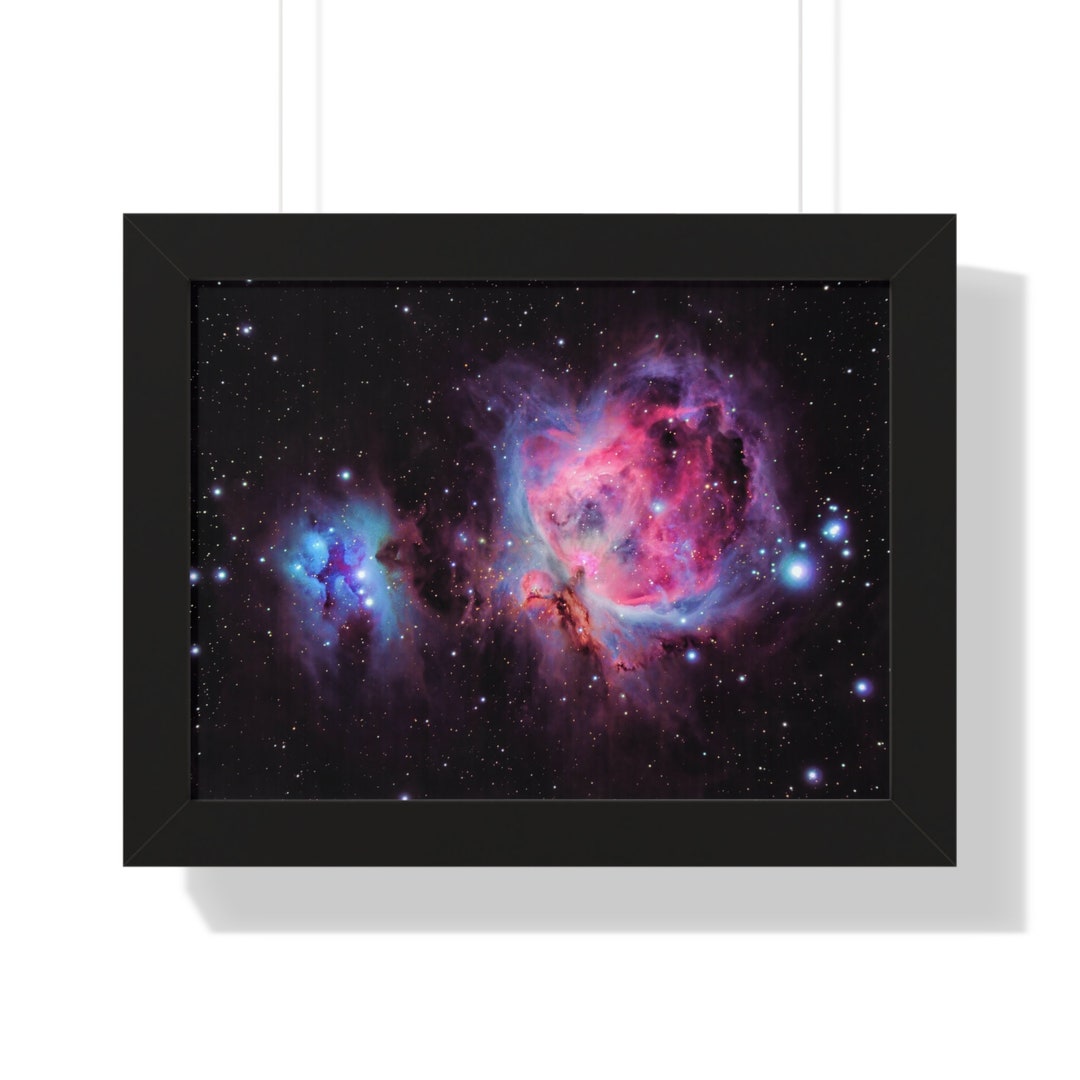 Space Poster, Orion Nebula Cosmic Wonder, Framed Horizontal Wall Art ...