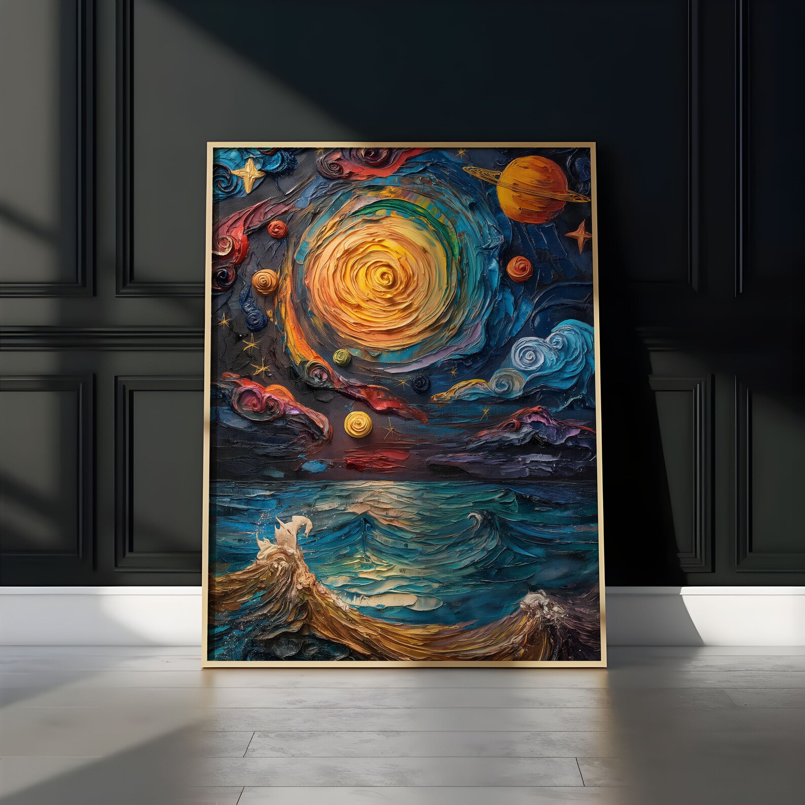 Cosmic Dream Exoplanet Solar System Instant Download Art Poster Digital ...