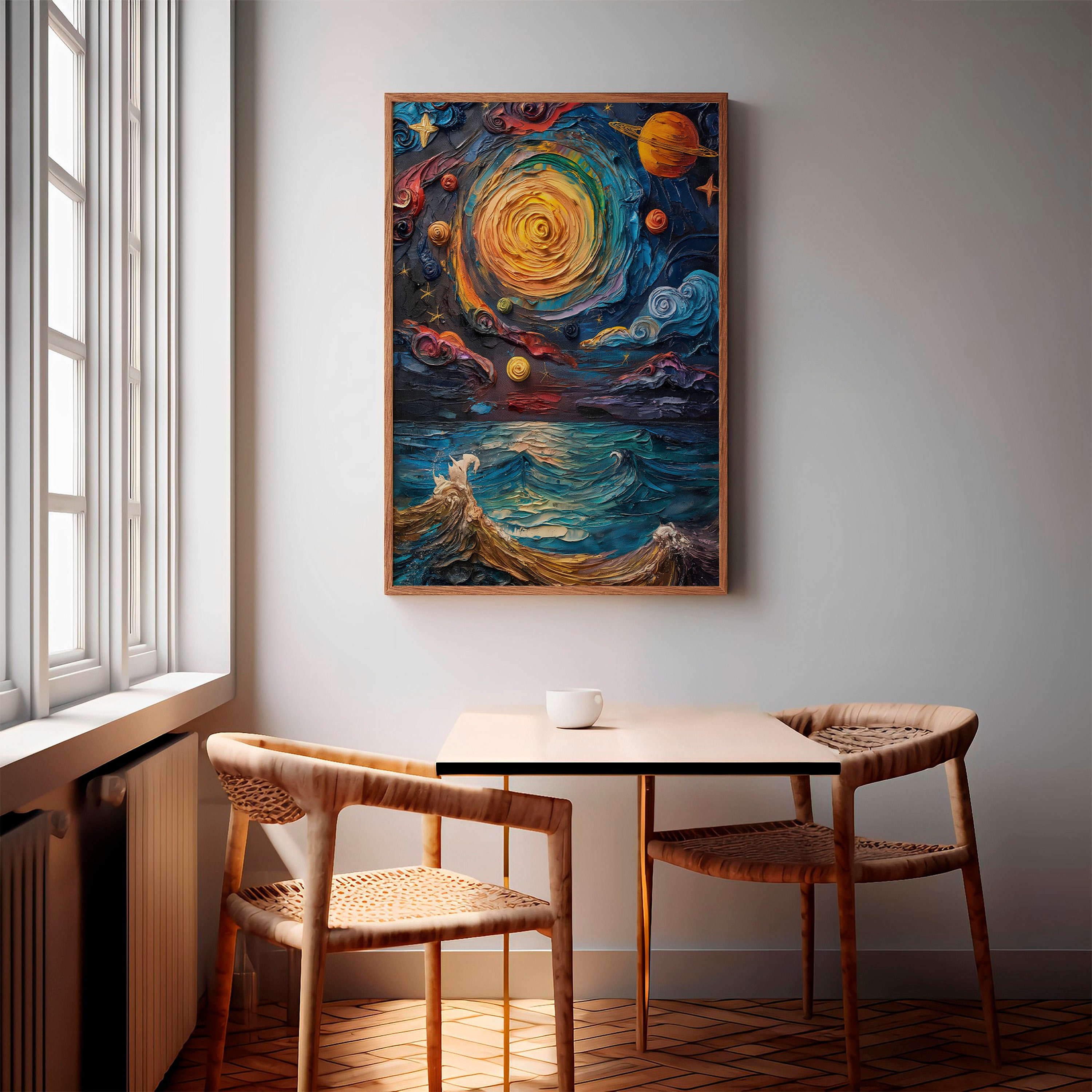 Cosmic Dream Exoplanet Solar System Instant Download Art Poster Digital ...