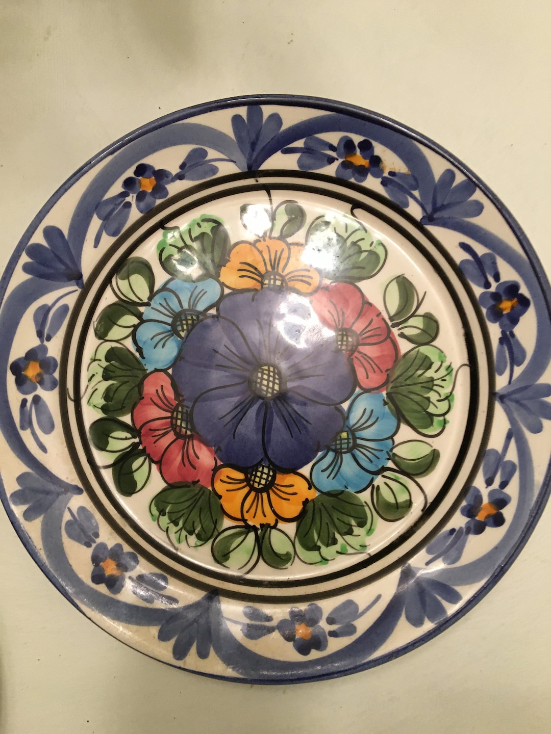 Pair of Spanish Decorative Plates - Etsy