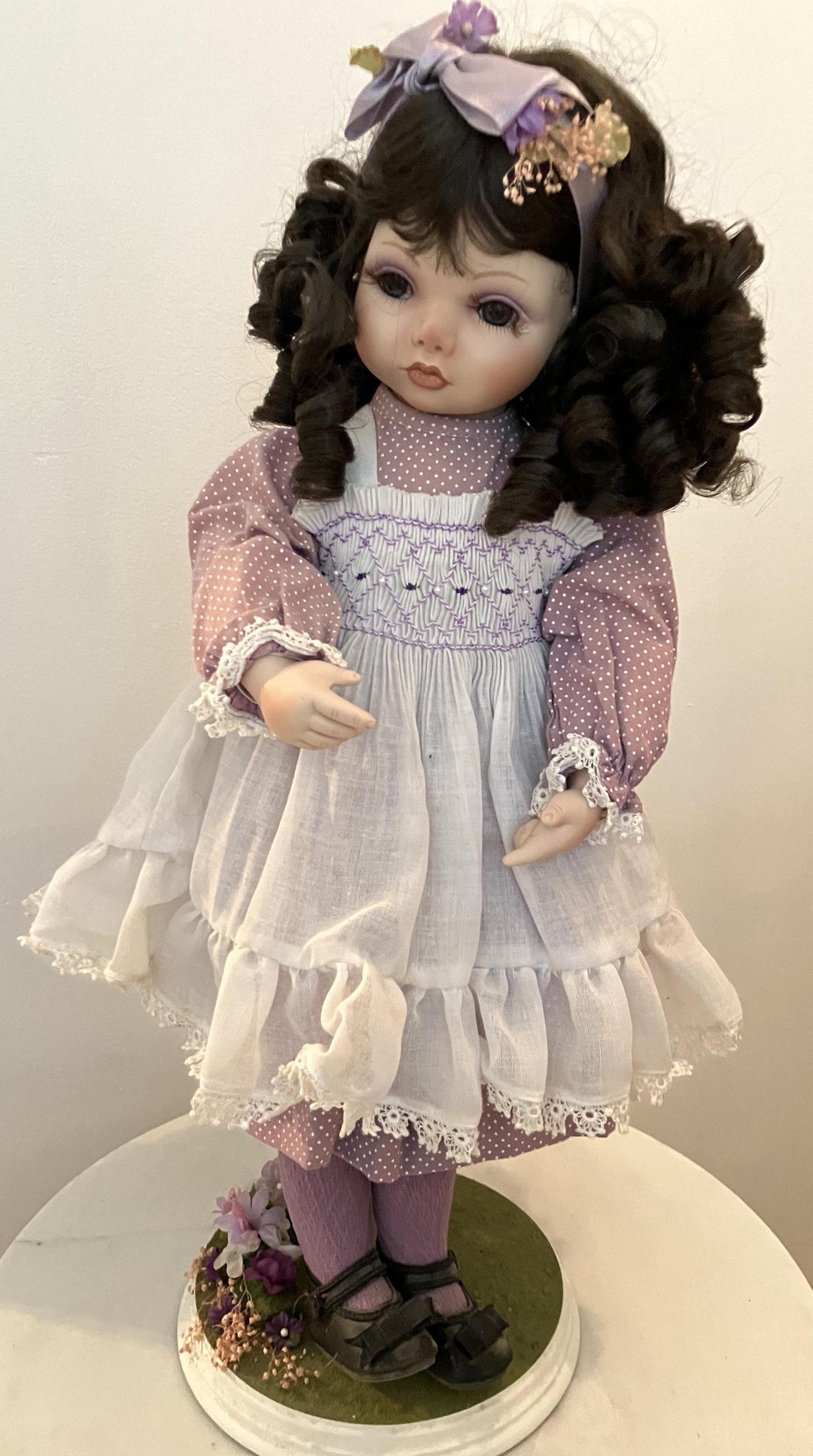 Hamilton Collection 1991 Shy Violet Porcelain Doll by Kay Mckee - Etsy