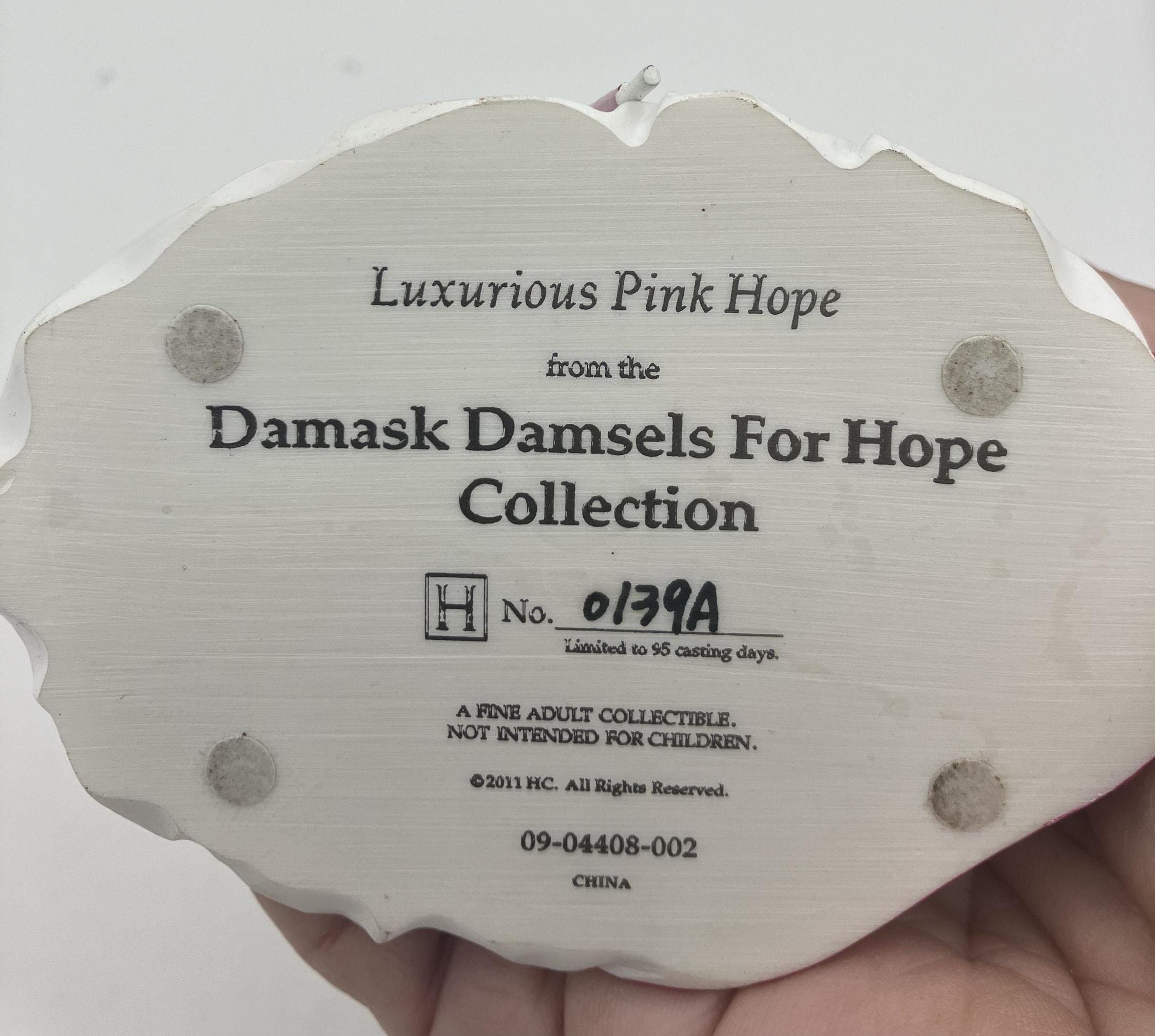 7.5 Inch "luxurious Pink Hope" Figurine From Damask Damsels Collection ...