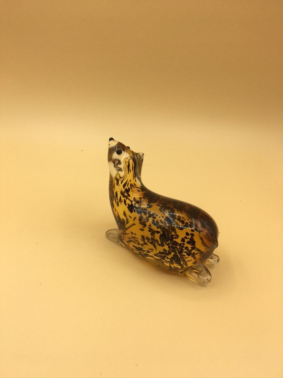 Seal /otter in Amber/clear Art Glass. “must Be Murano !" - Etsy