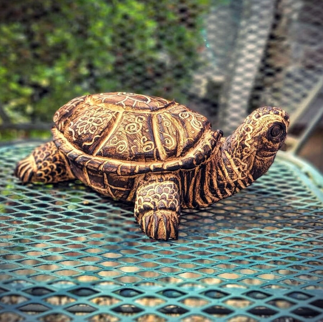 Turtle Chainsaw Carving - Etsy