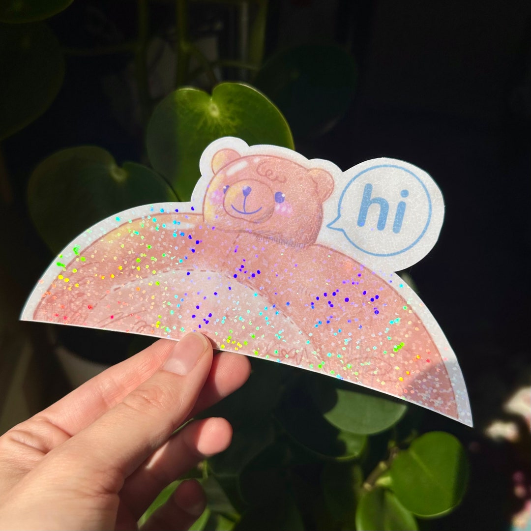 Cute Bear Car Peeker | Funny Car Peeker, Meme Sticker, Funny Waterproof ...