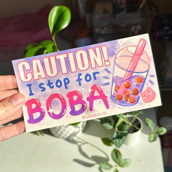 Kawaii Boba Tea Sticker - Etsy