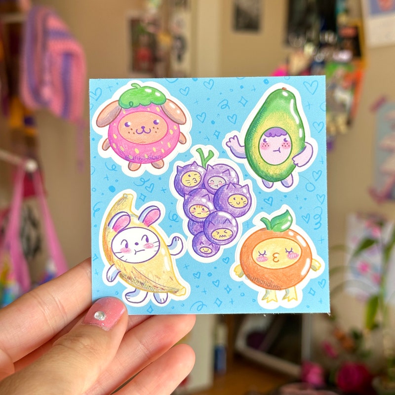Fruit Stickers - Etsy