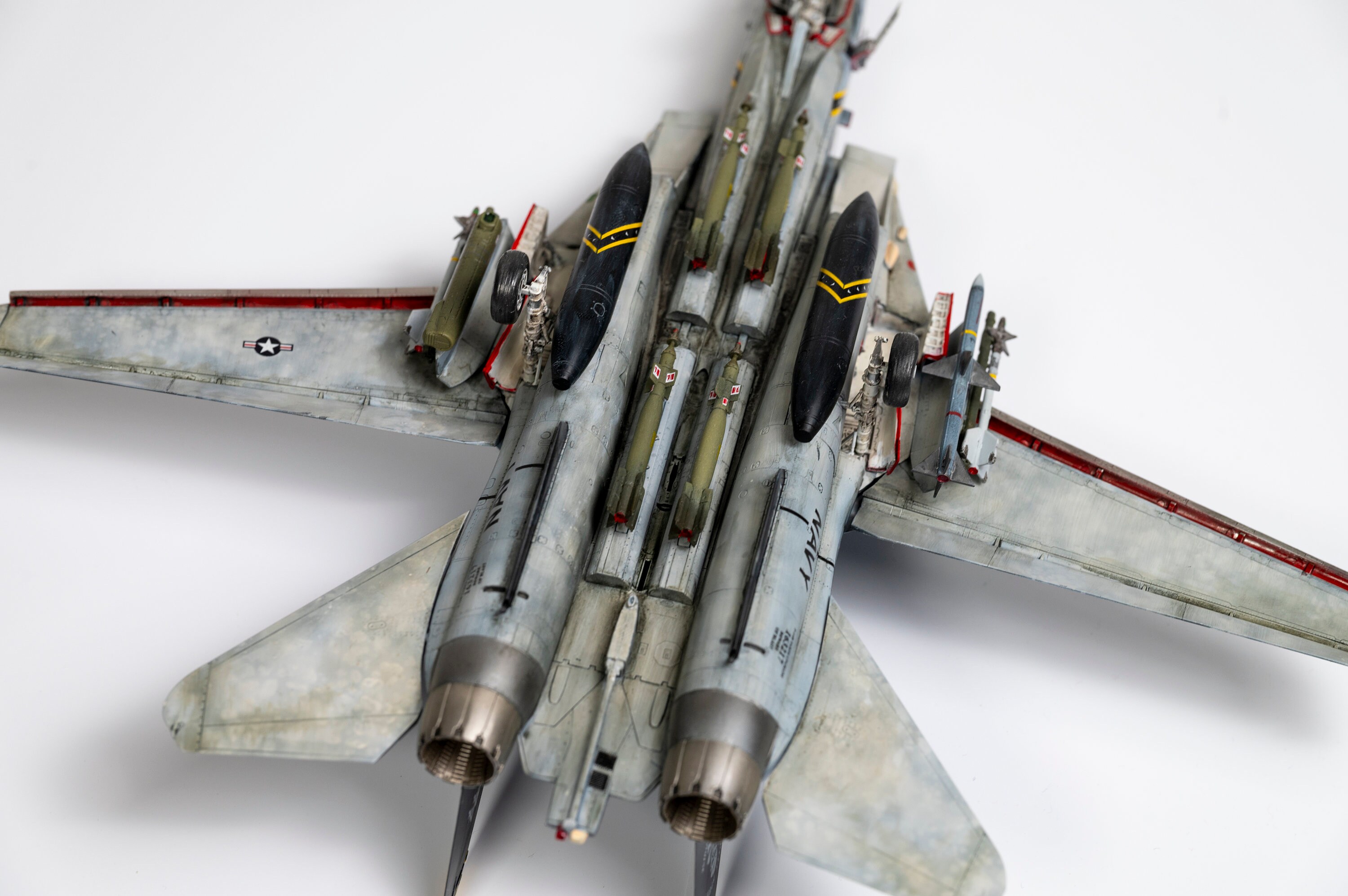 1:72, F14B Bombcat US Navy Fighter Aircraft Model Handmade, Wonderfully ...