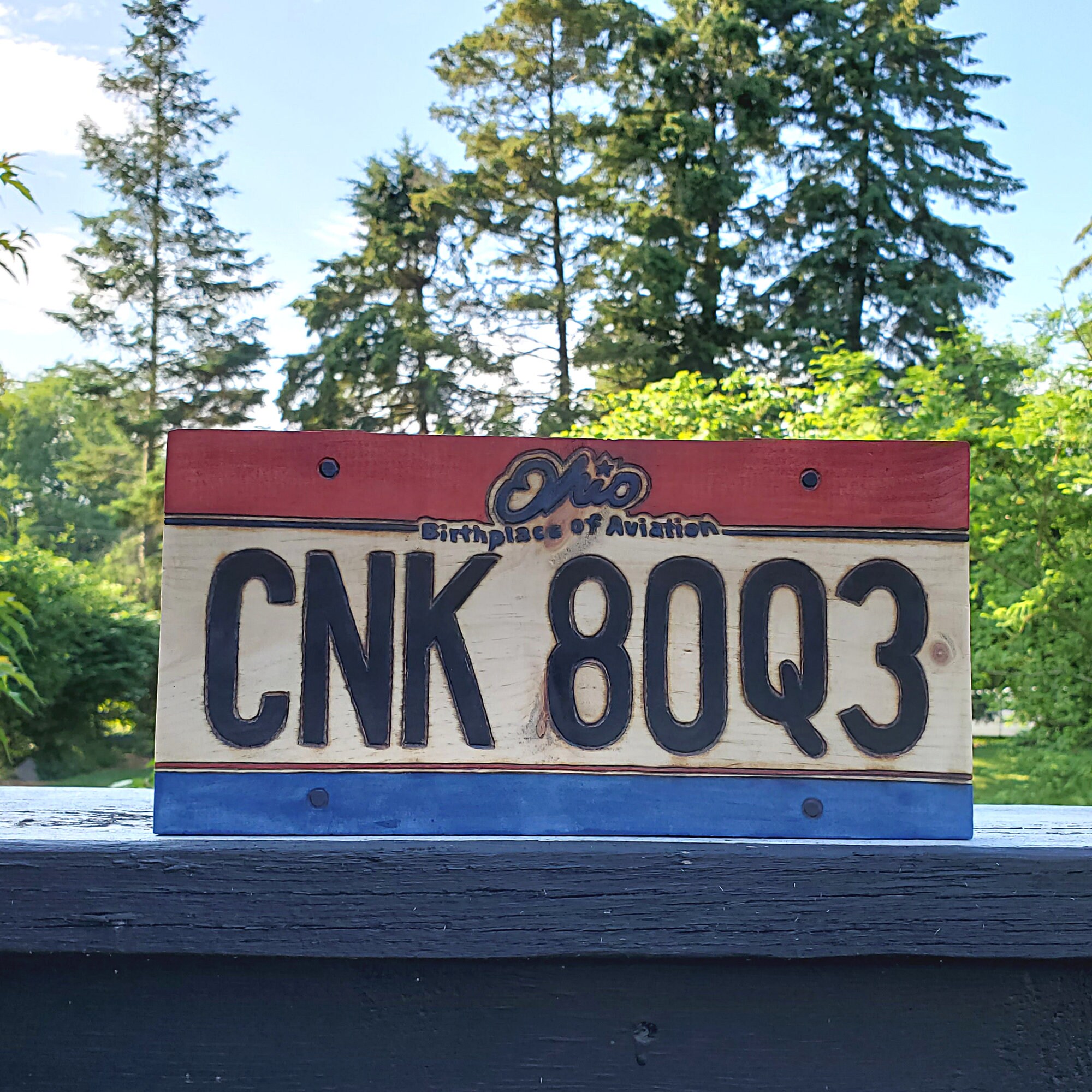 Supernatural Wood Burned Plaque of Chevrolet Impala License Plate, Wood ...