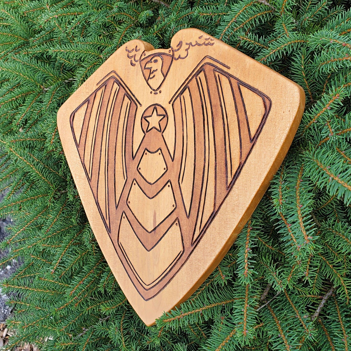 The Boys Soldier Boy Mini Shield Wood Burned Plaque, Wood Sign ...